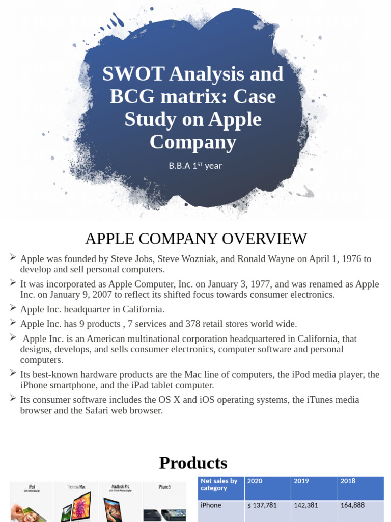 Apple Case Study | PDF | Apple Inc. | I Phone