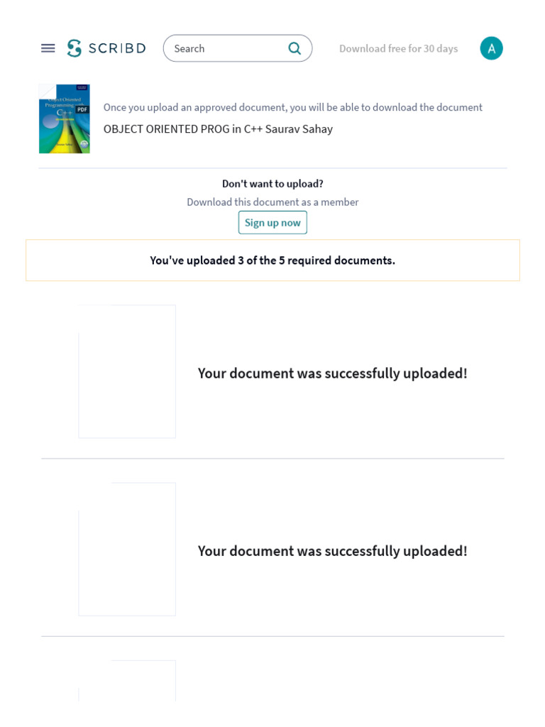 Upload A Document - Scribd | PDF