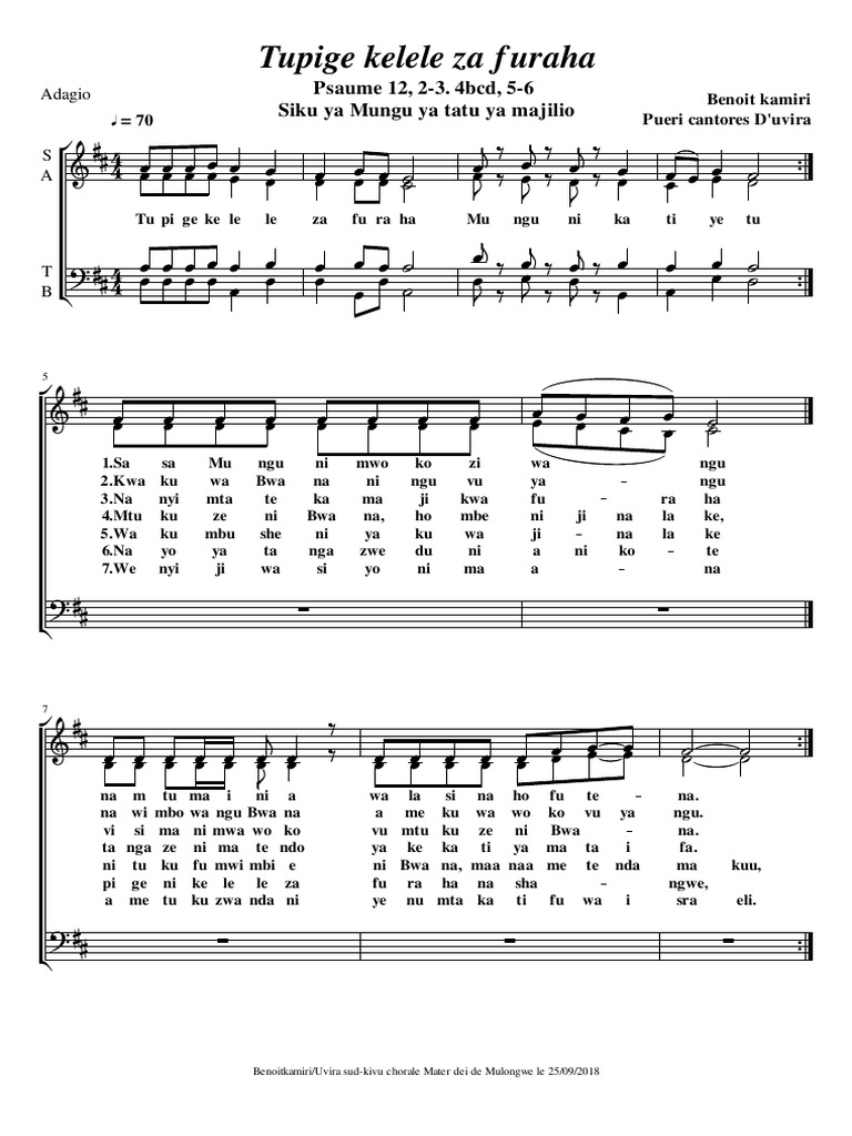 Tupige - Kelele - Za - Furaha - Copie | PDF