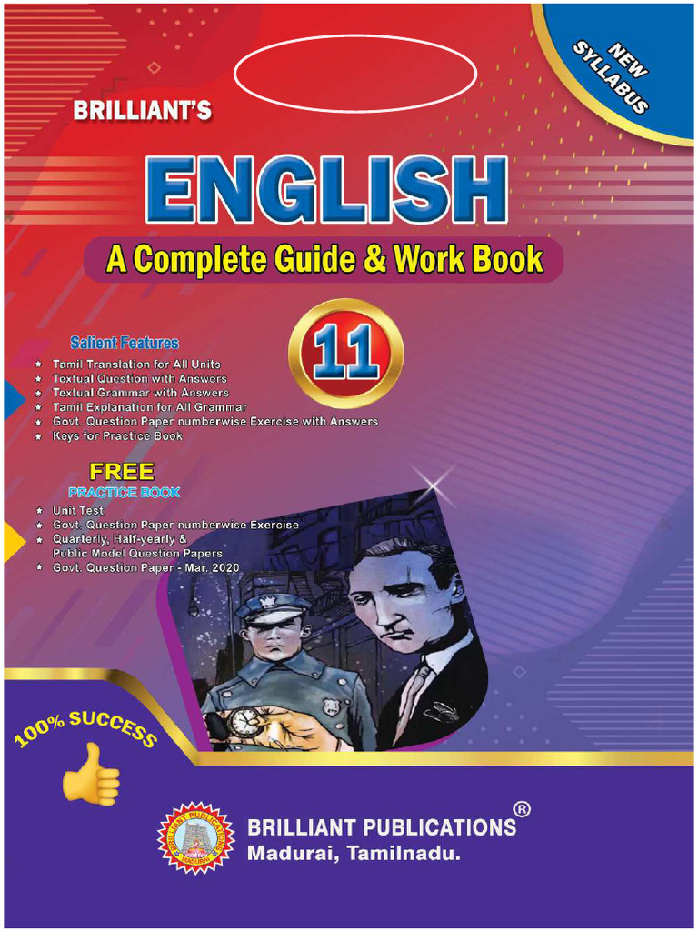 Namma Kalvi 11th English Brilliant Guide 219231 | PDF