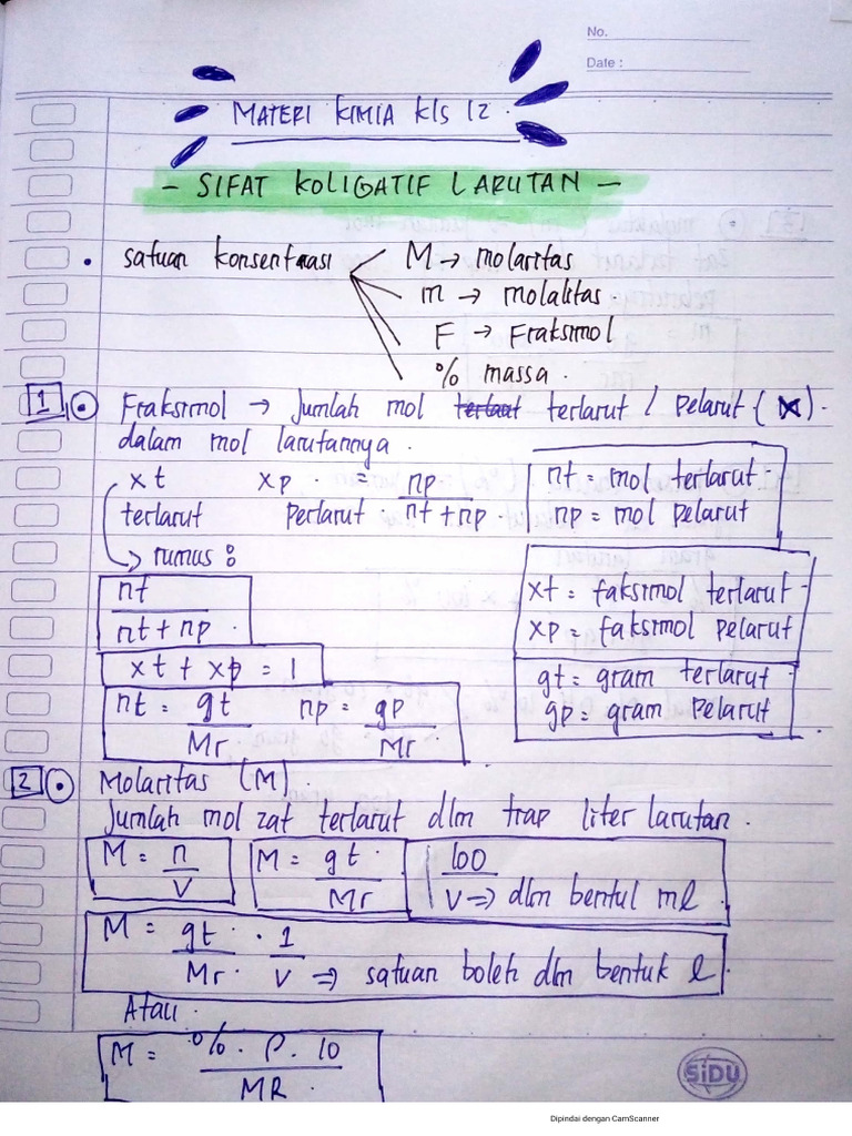 Materi Kls 12 Kimia | PDF