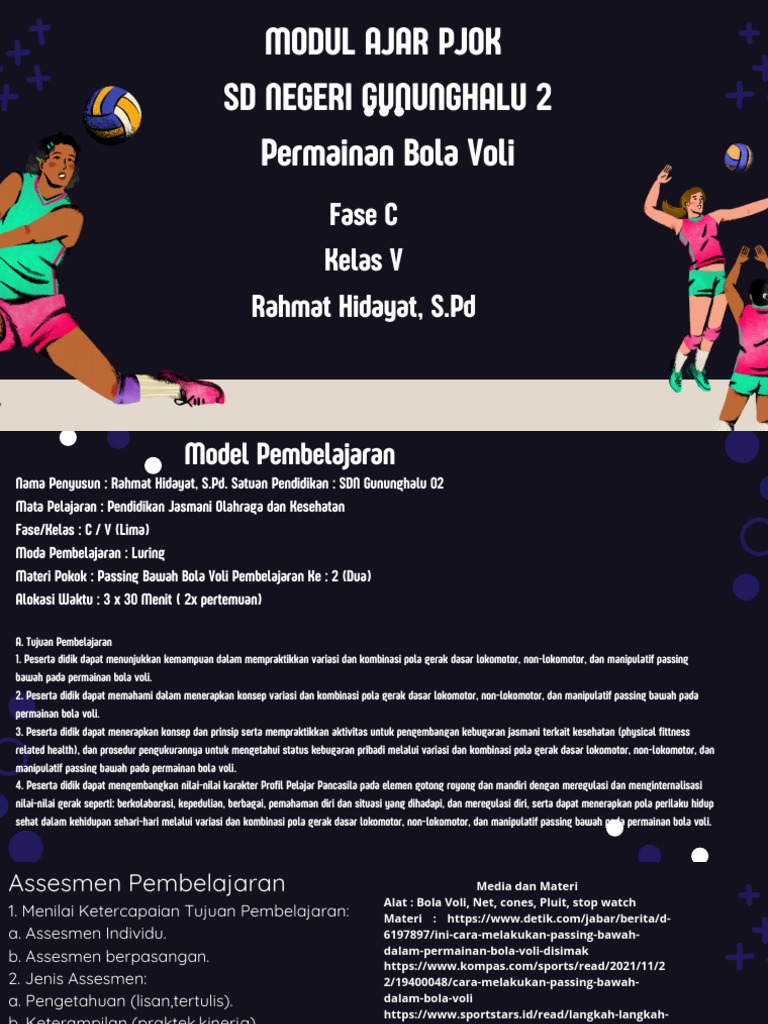 Bukti Karya PKG PJOK | PDF