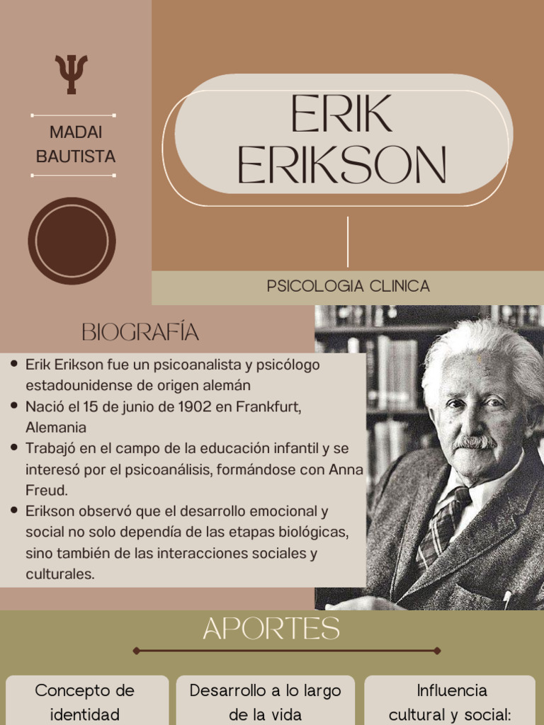 Teoría Psicosocial de Erikson | PDF | Adultos | Sicología