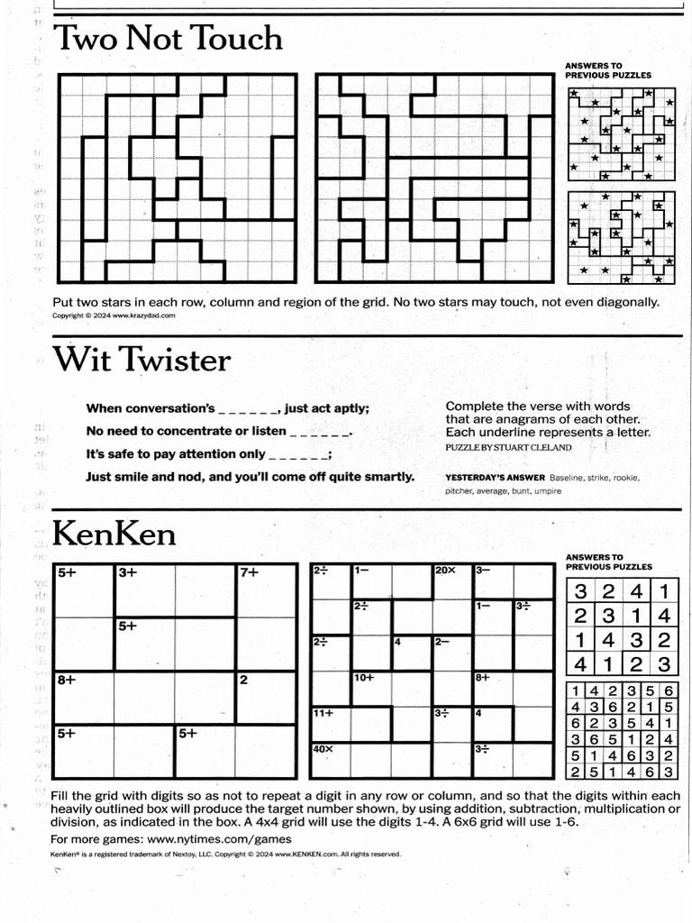 Nytpuz 20241109 | PDF