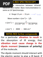 Infrared Spectroscopy Notes | PDF | Infrared Spectroscopy | Physical ...