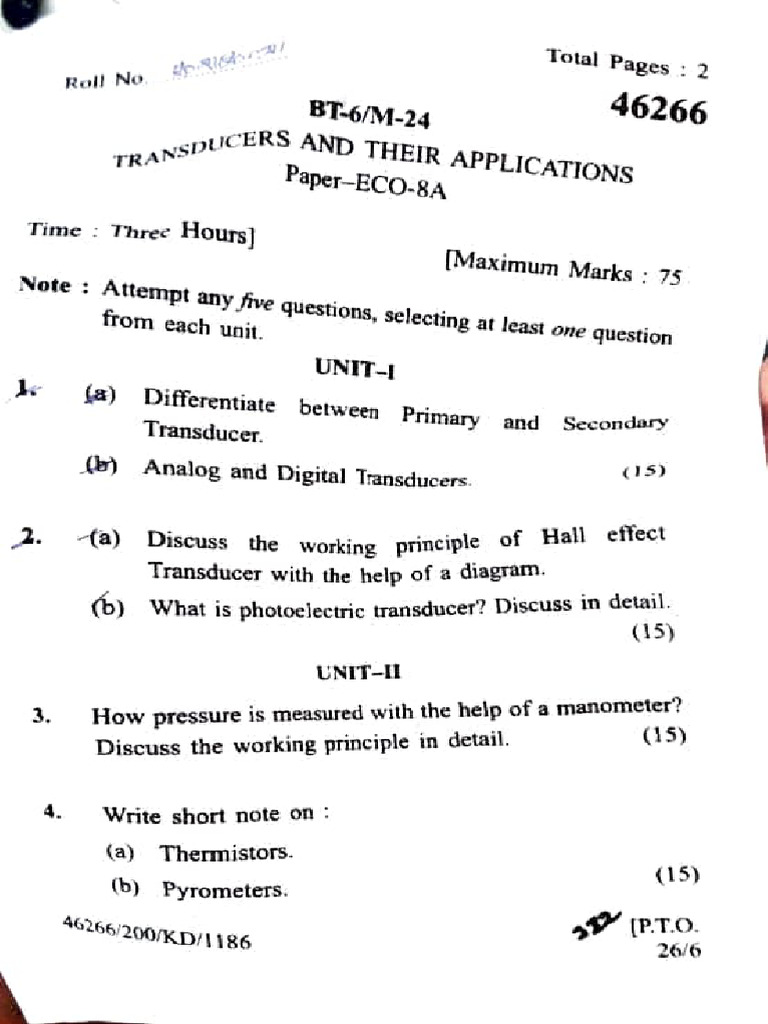 Transducer 2024 | PDF | Electrical Engineering | Tools