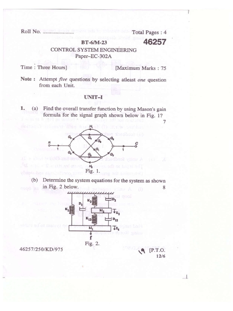 Control Sysrem Engg. | PDF