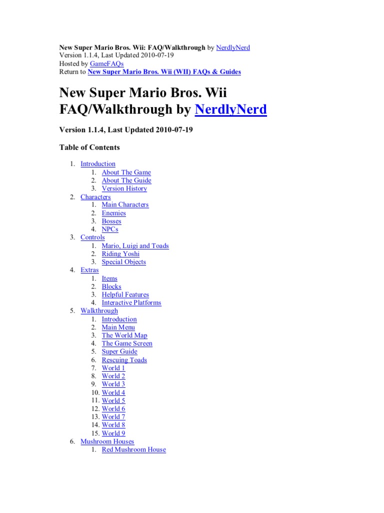 New Super Mario Bros | PDF | Mario | Nintendo