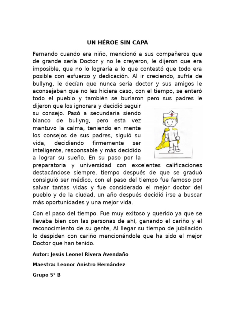 UN HÉROE SIN CAPA | PDF