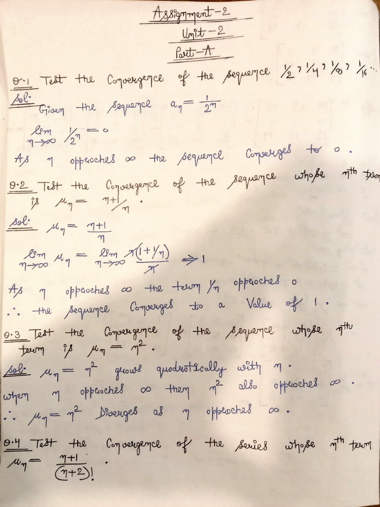 Maths Assignment -2 | PDF
