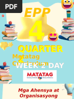 Epp 4 - Quarter 2-Week 2-DLL Matatag | PDF