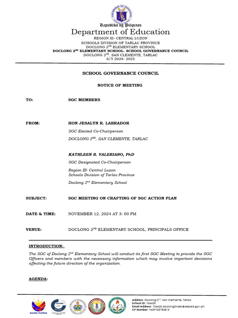 1. NOM Template A | PDF