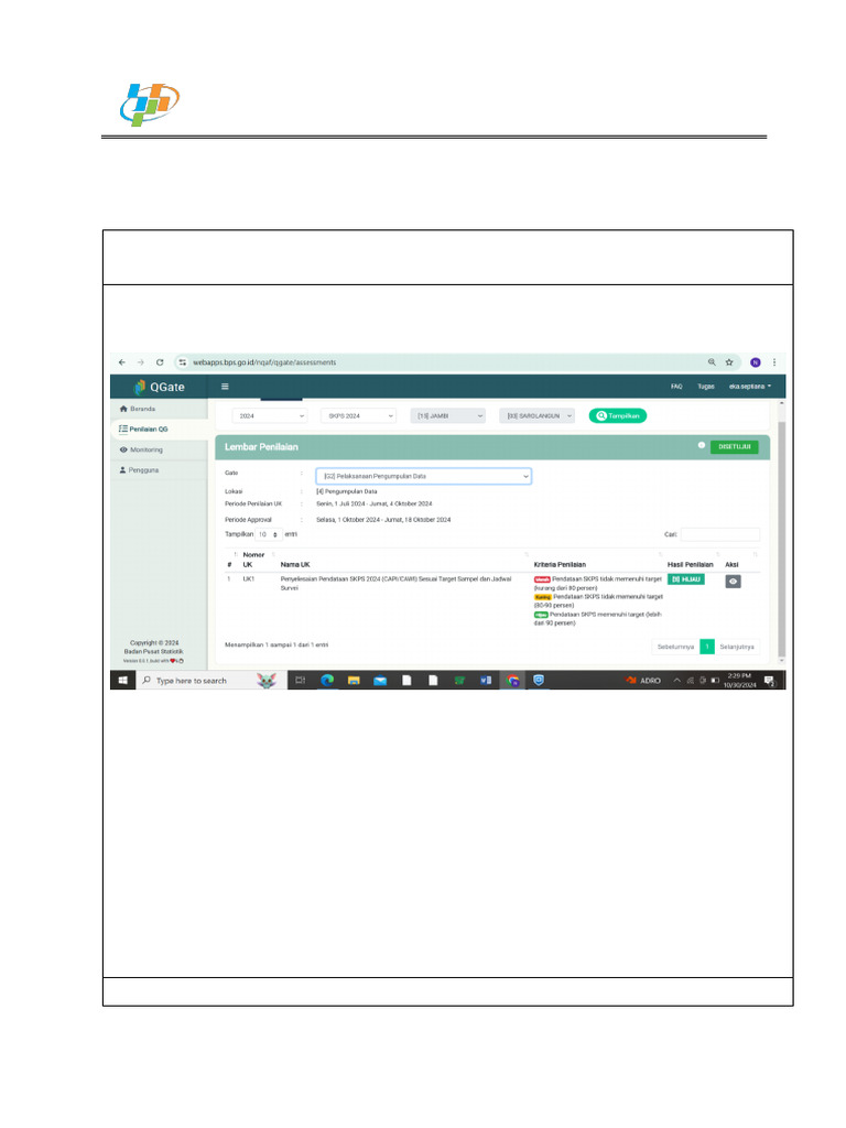QGATE SKPS 2024 | PDF