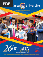 2025 Mount Kenya University Combined Prospectus 2025 Edition | PDF | Dietitian | Bachelor's Degree