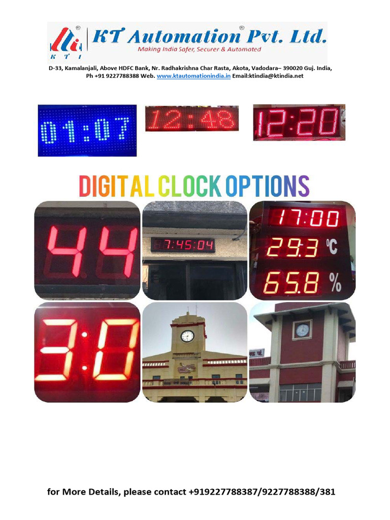 Digital clock | PDF