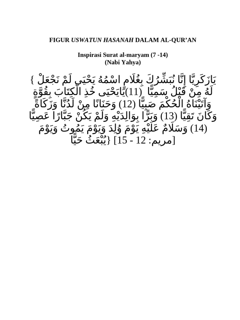 Materi Diskusi Remaja Qeren Qurani | PDF