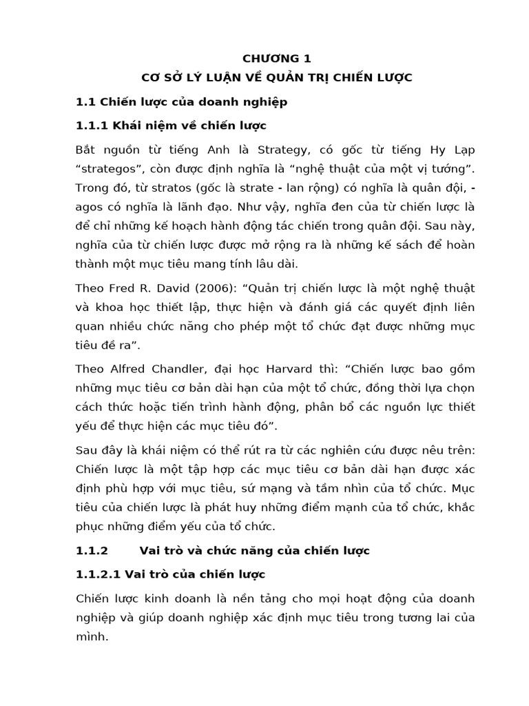 Chương 1 QTCL | PDF