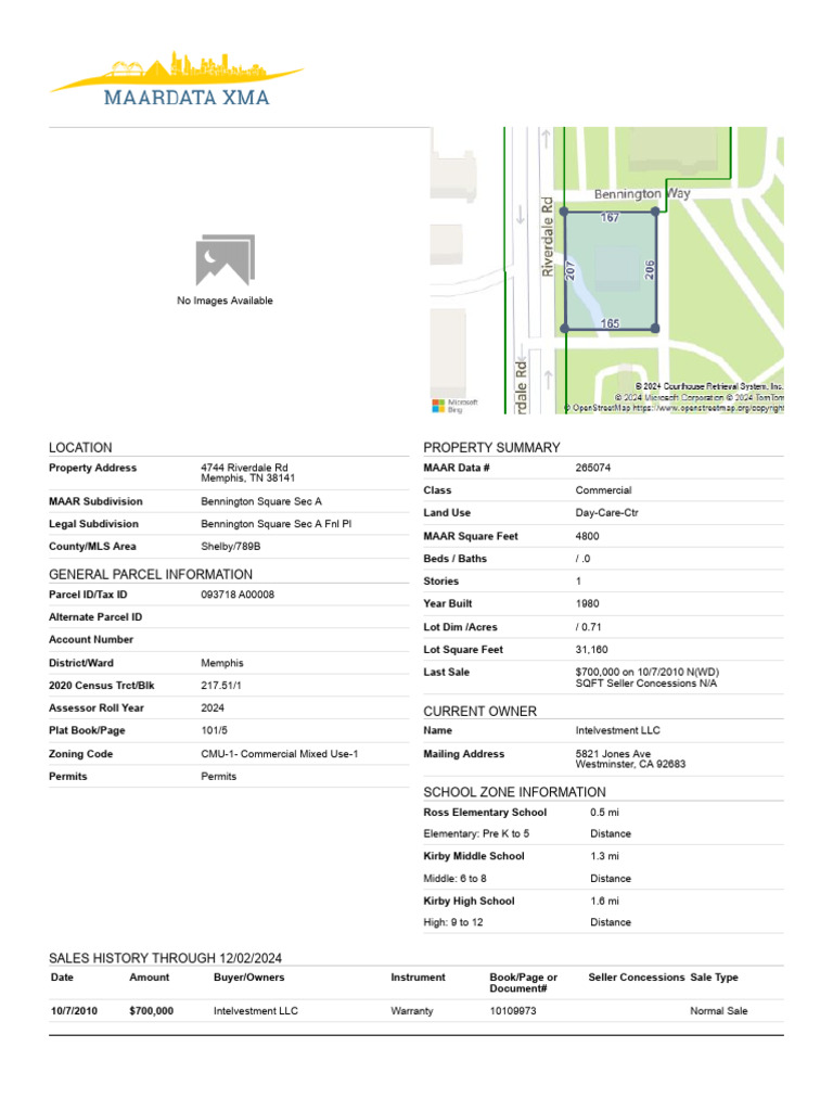 MAARDATA XMA Property Detail For 4744 RIVERDALE RD | PDF | Foreclosure ...