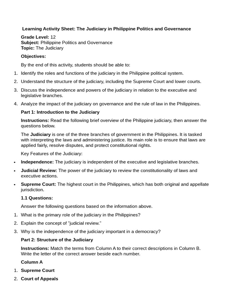 Las Judiciary | PDF | Judiciaries | Supreme Courts