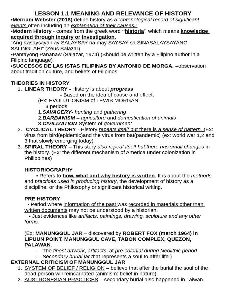 Reviewer in Philippine History | PDF | Philippines