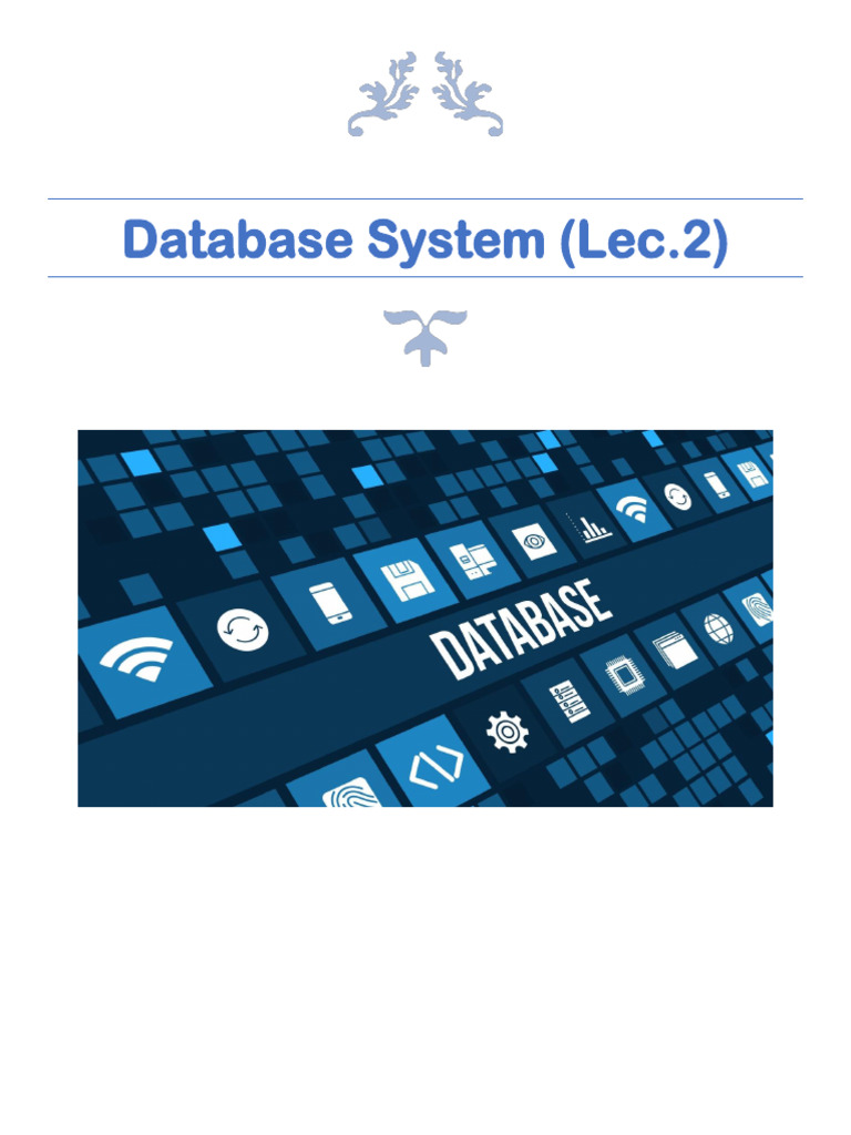 Database Lec 2 donya | PDF | Data Management | Information Retrieval