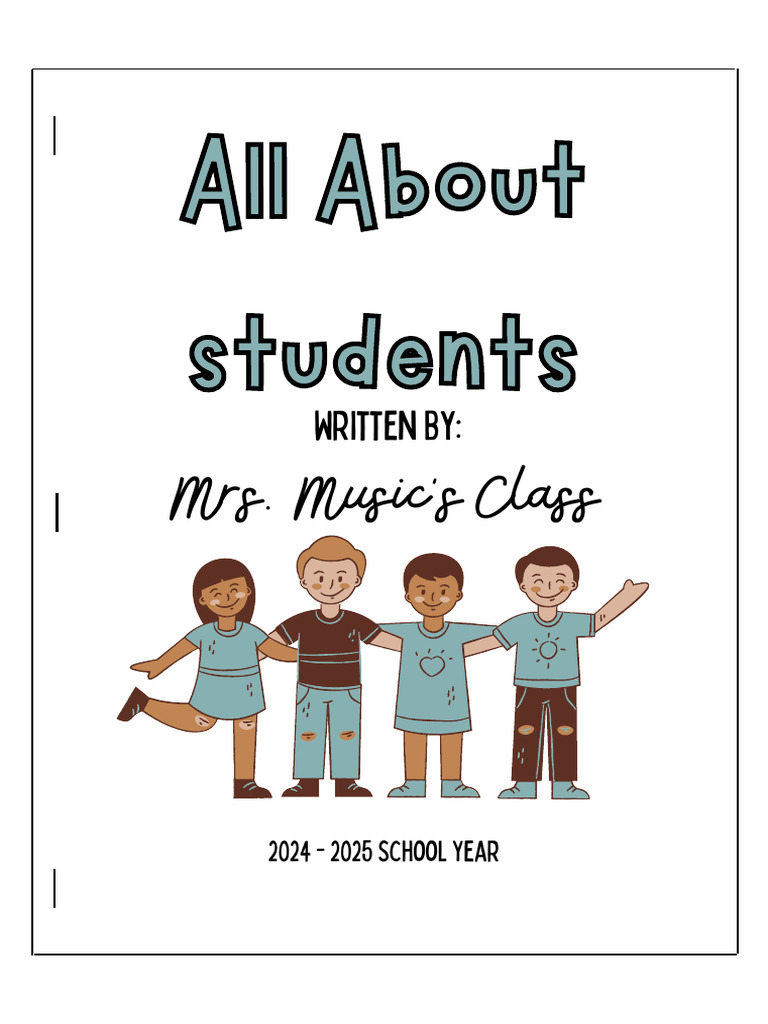 Blue All About Us Class Book | PDF
