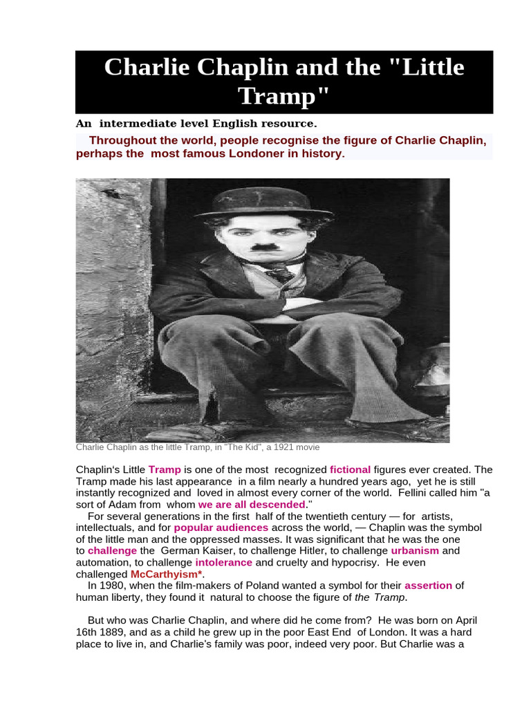 charlie chaplin | PDF | Charlie Chaplin | Mc Carthyism