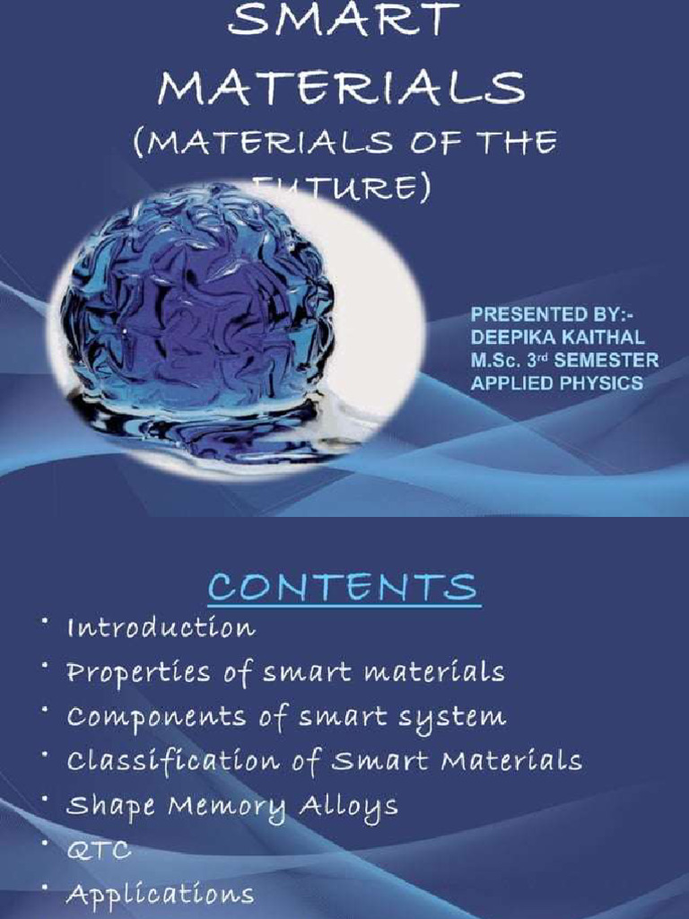 Smart Materials | PDF