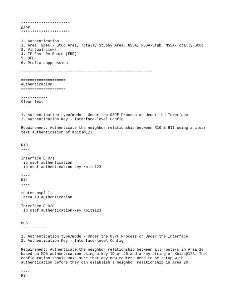 Day 5 - OSPF - 3 | PDF | Telecommunications | Internet Standards
