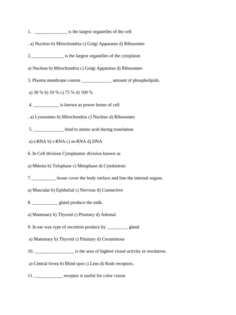 MCQ HAP | PDF | Endocrine System | Anatomy