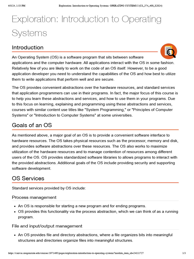 OS Merged | PDF | Operating System | Kernel (Operating System)