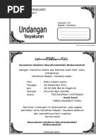 Undangan Tahlil | PDF | Agama & Spiritualitas