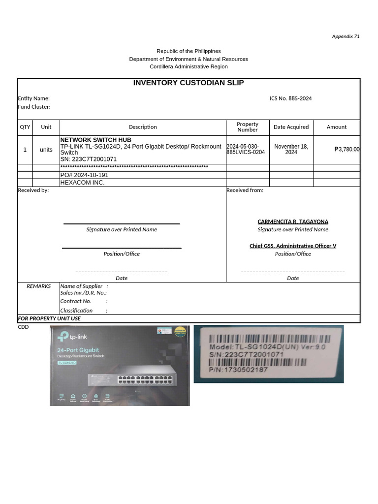ICS-885-2024 24 Ports Network Switch Hub PMD | PDF