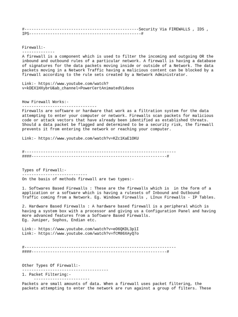 Lecture-15 Cyber Forensics - Firewall Handling | PDF | Firewall ...