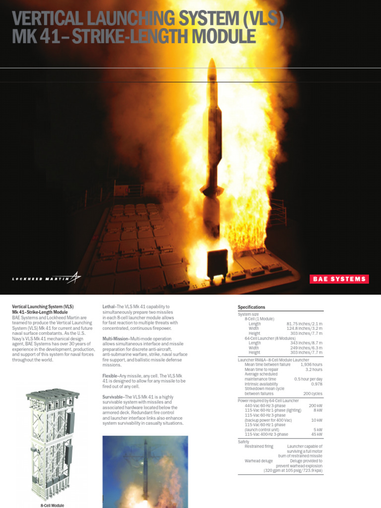 VLS+Mk+41+S-LM+1211 | PDF | Military Technology | Naval Warfare