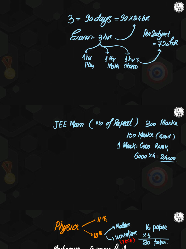 PW Vidyapeeth - Class 12 JEE Lalit Sir Telegram Live Class | PDF