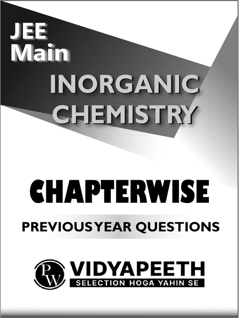 Jee Main 2021-2024 Pyqs_ioc | PDF | Periodic Table | Chemistry