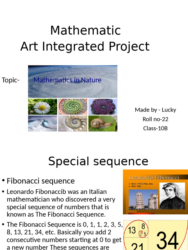 Mathematics in Nature | PDF