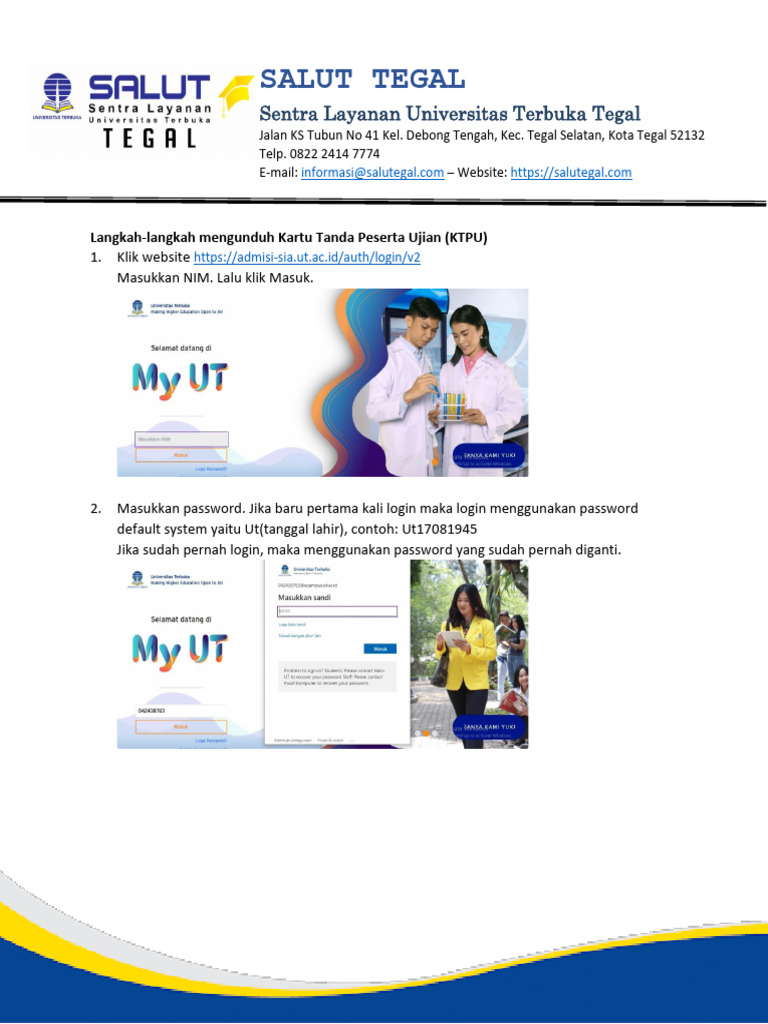 Panduan Unduh KTPU | PDF