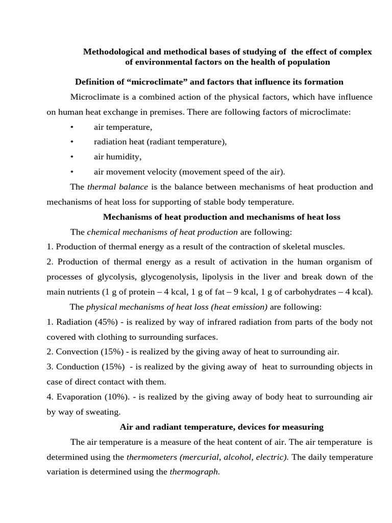Topic 3a-6 Course | PDF | Hyperthermia | Humidity