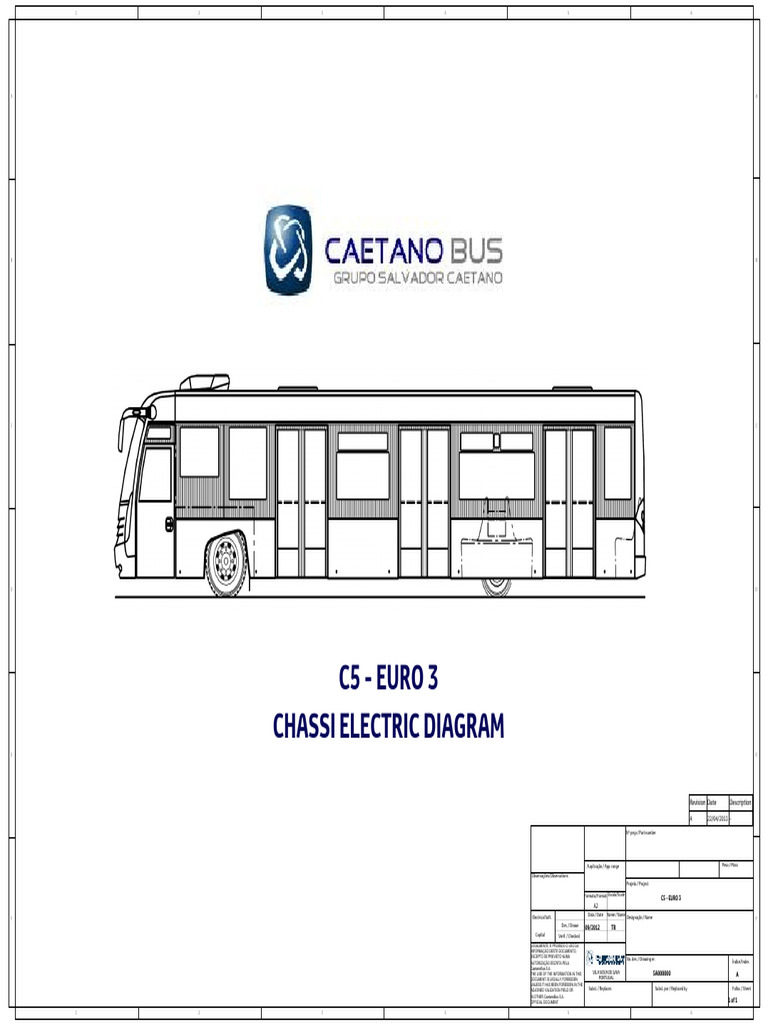 Electric Diagram for CaetanoBus | PDF | Automotive Technologies ...