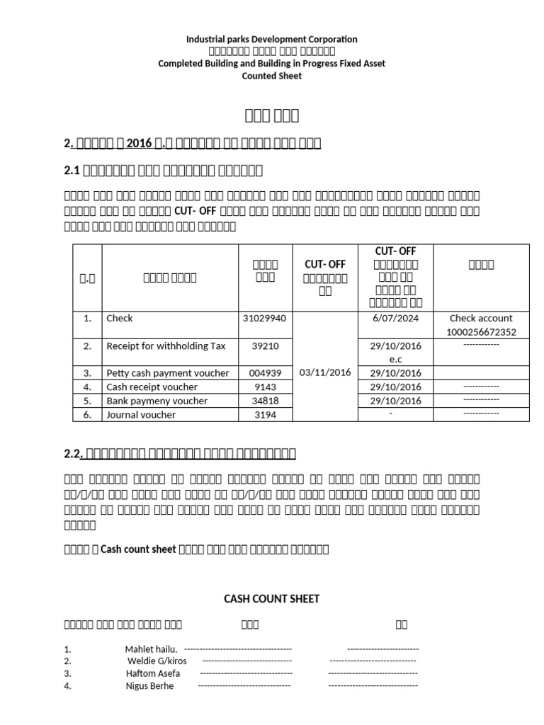 Industrial Parks Asset Count Report | PDF | Personal Computers | Computing