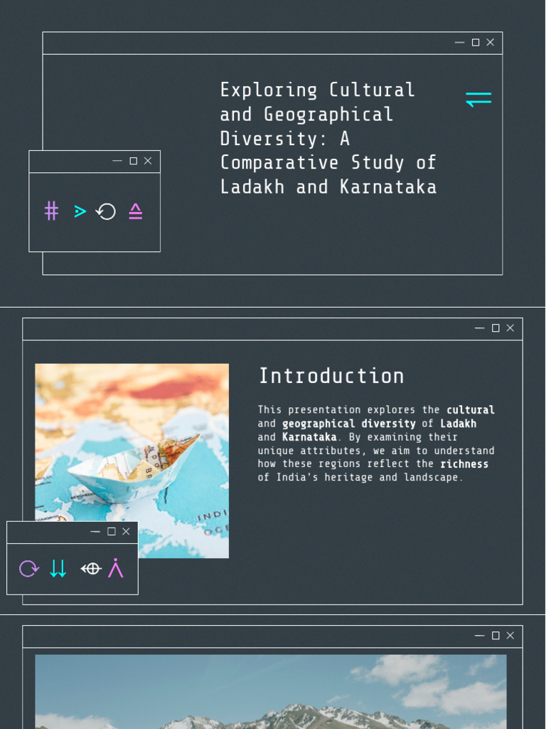 Slidesgo Exploring Cultural and Geographical Diversity A Comparative Study of Ladakh and ...