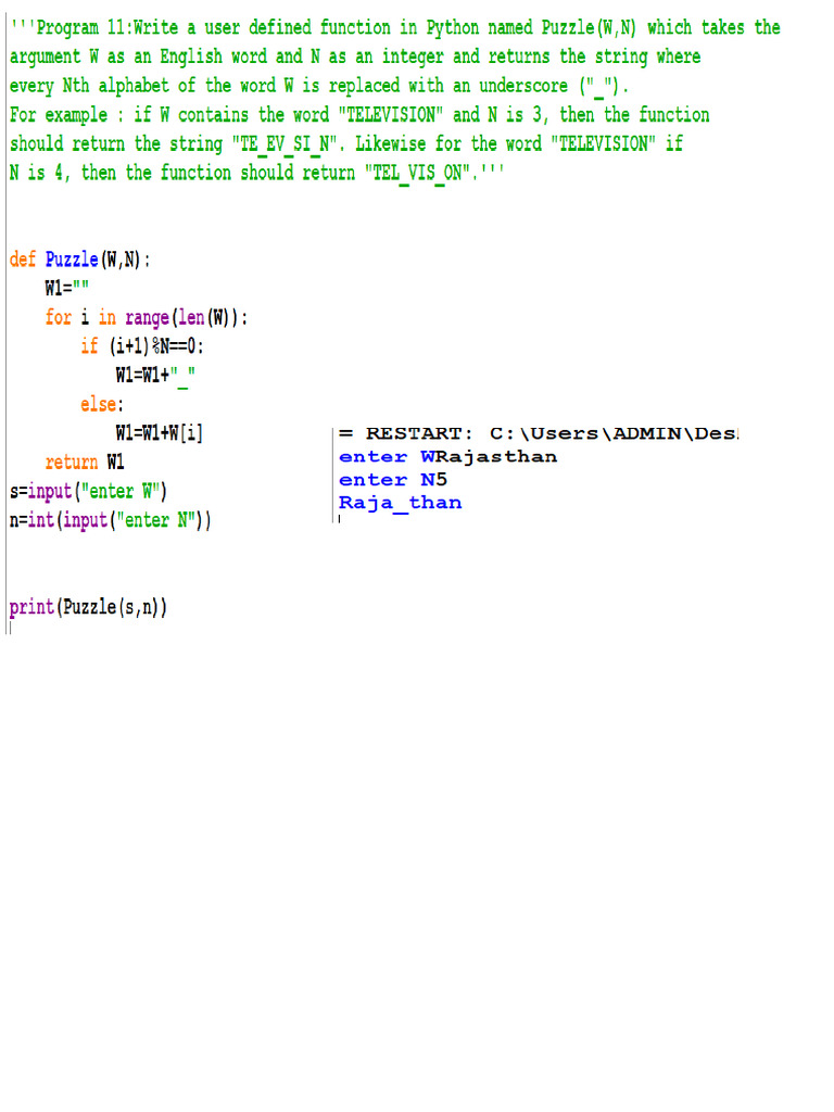 practical 11 functions | PDF