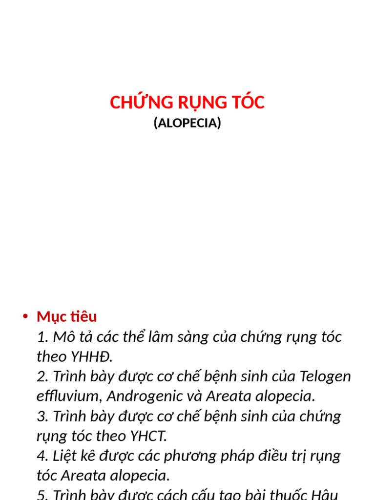 CH NG R NG Tóc | PDF