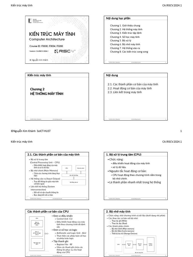 CA RISCV 2024 1-CH2-4s | PDF