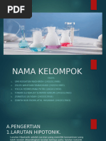 Larutan Hipertonik, Hipotonik Dan Isotonik | PDF