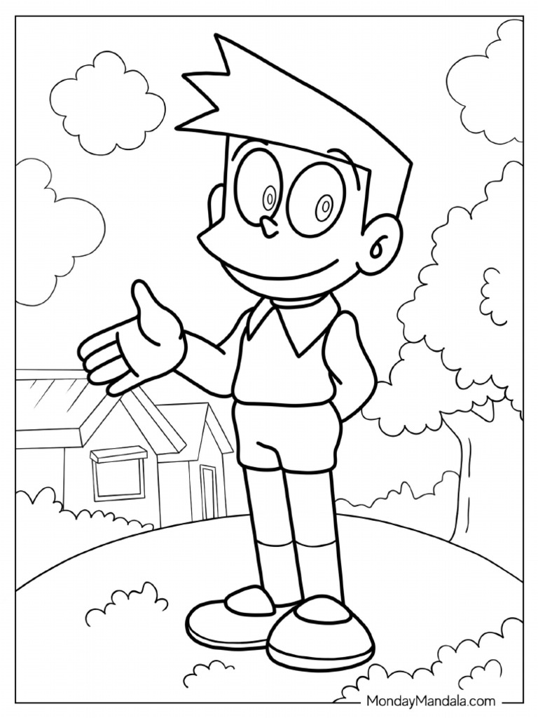Suneo Honekawa Standing On Hill | PDF