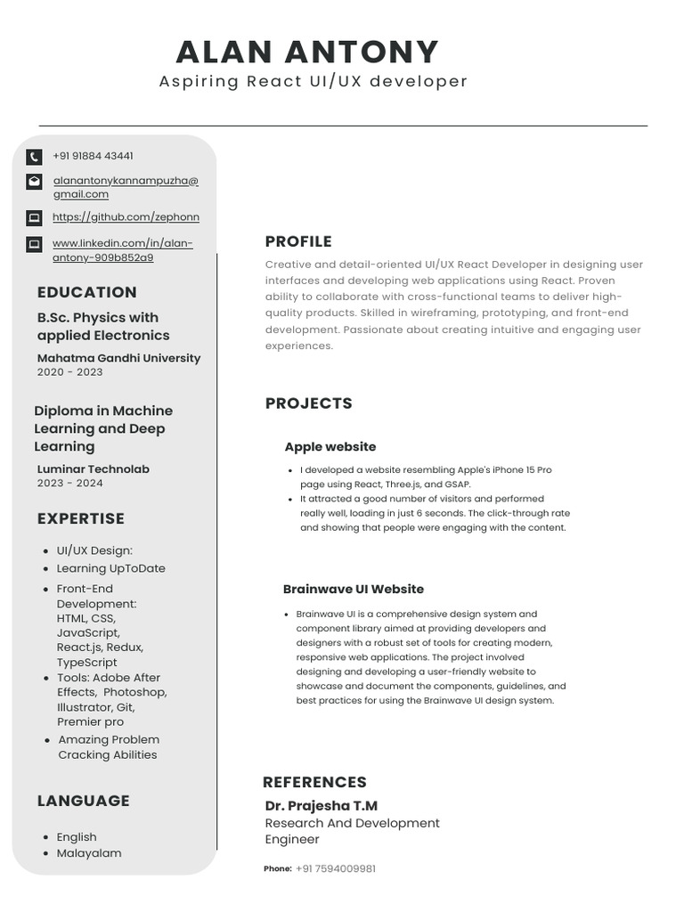 ALAN ANTONY (1) (1) | PDF | User Interface | Cyberspace