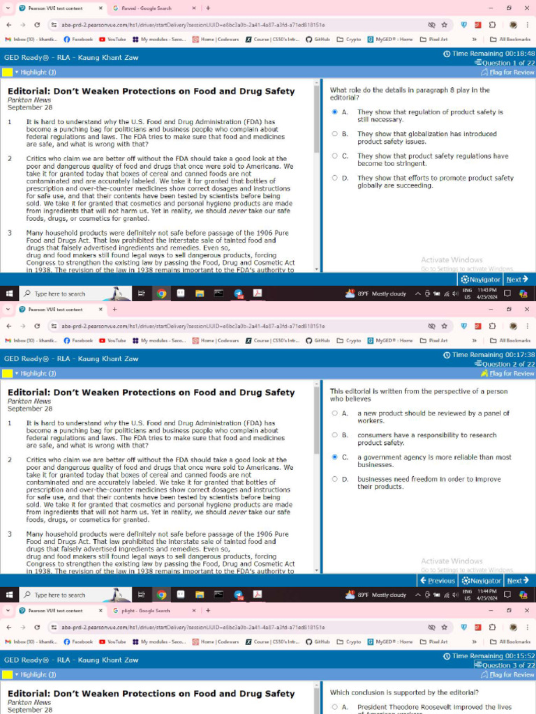 RLA Ready Exam | PDF